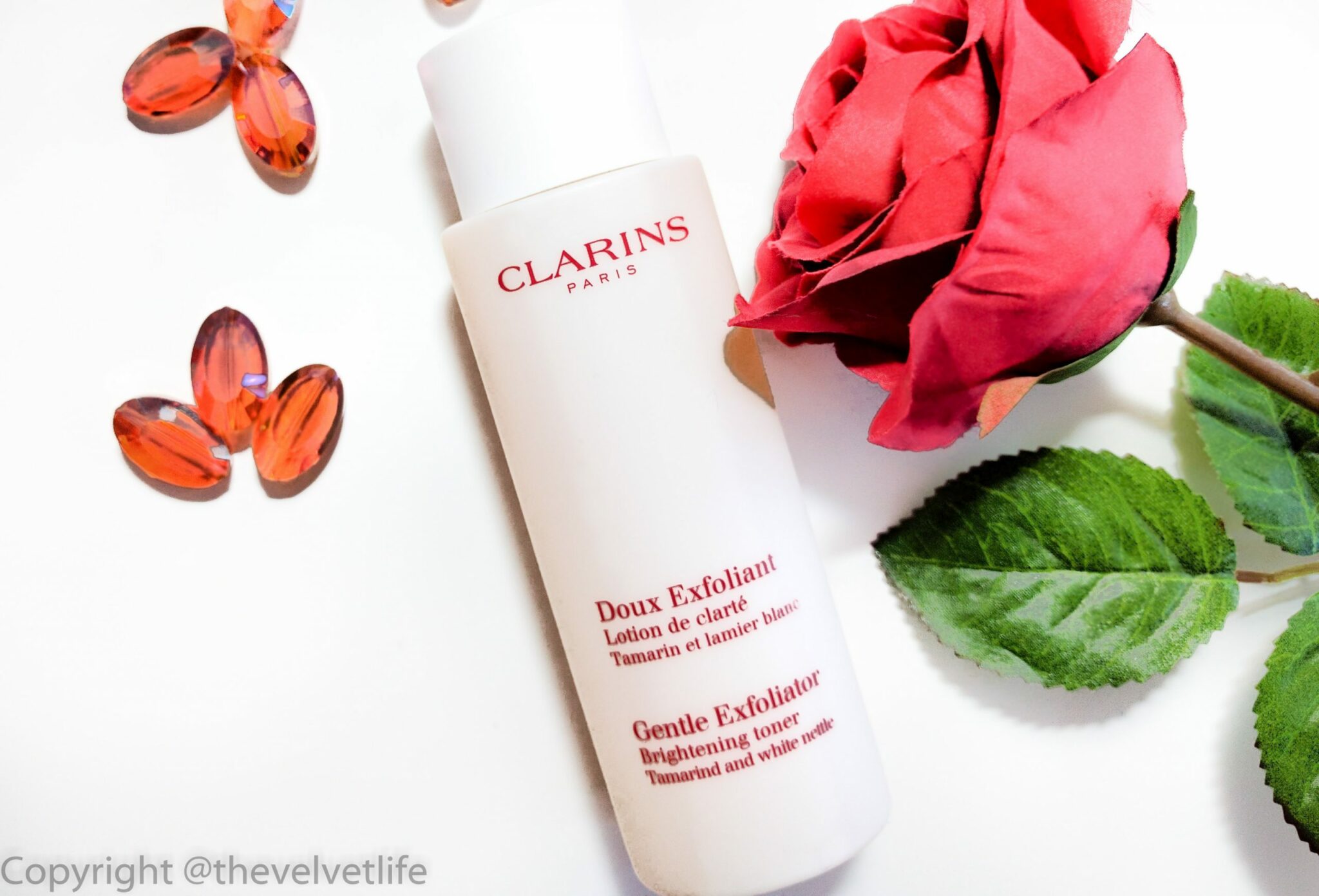 Clarins Gentle Exfoliator Brightening Toner Review - The Velvet Life