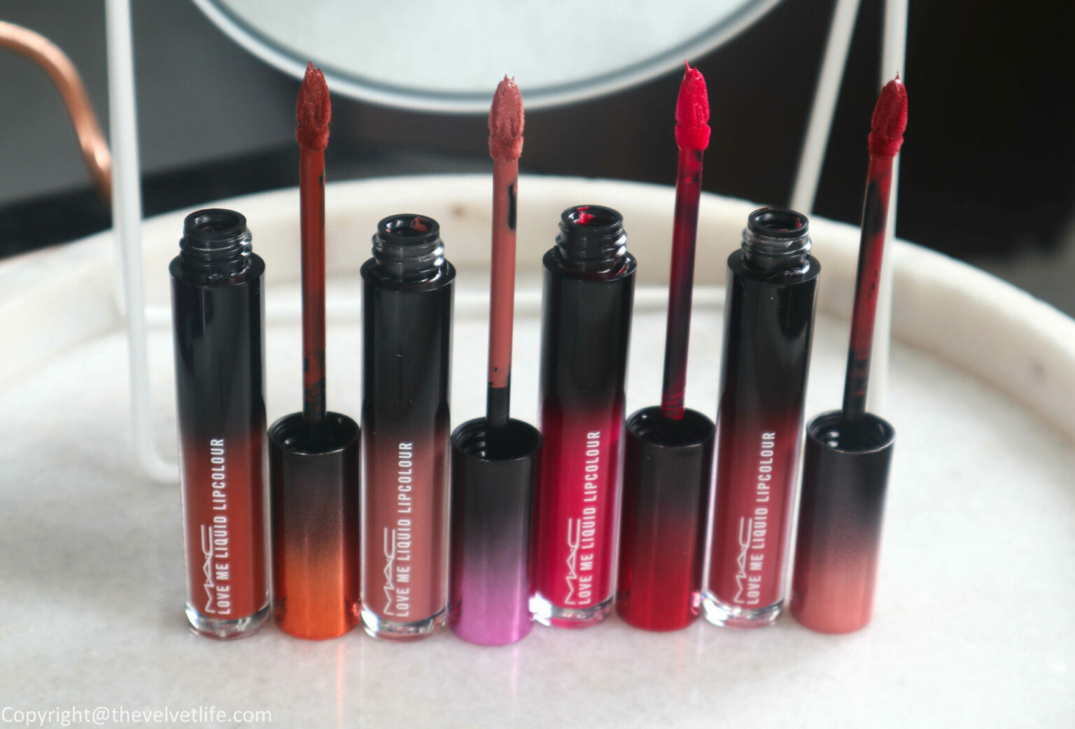 MAC Cosmetics Love Me Liquid Lipcolor Review - The Velvet Life