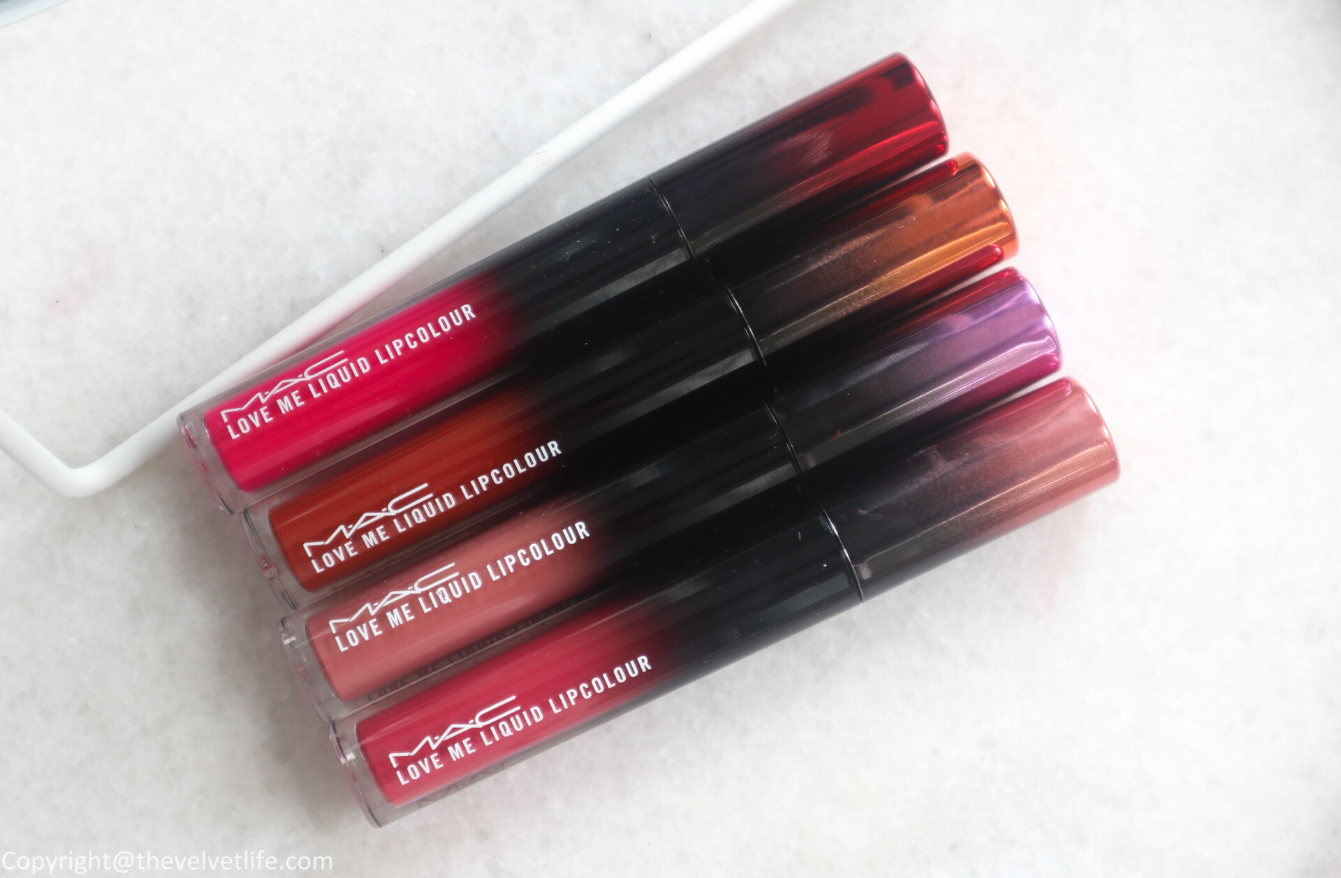 MAC Cosmetics Love Me Liquid Lipcolor Review - The Velvet Life