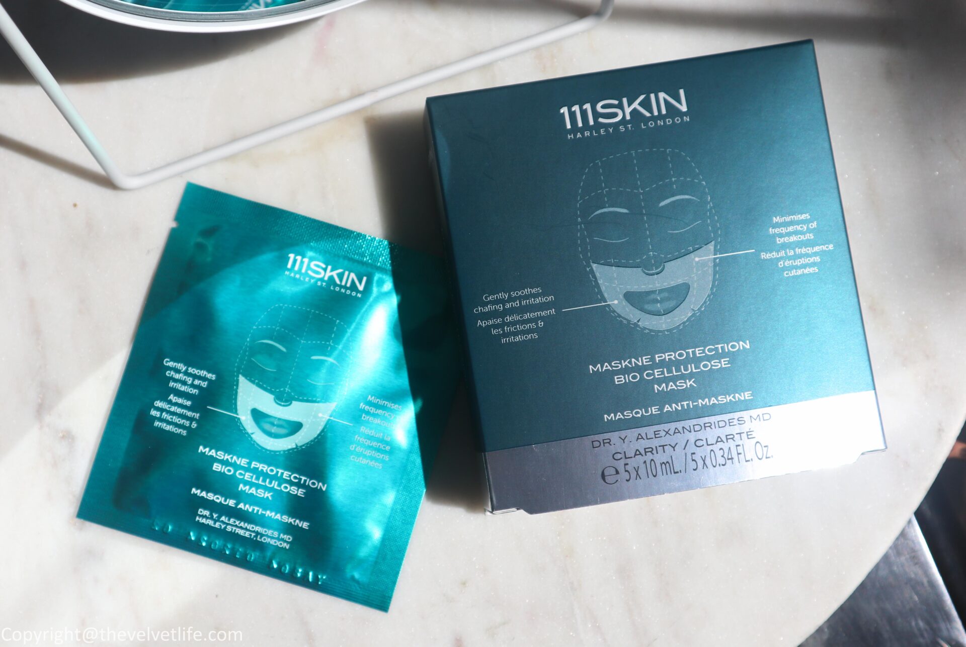 111Skin Maskne Protection Bio-Cellulose Mask Review - The Velvet Life