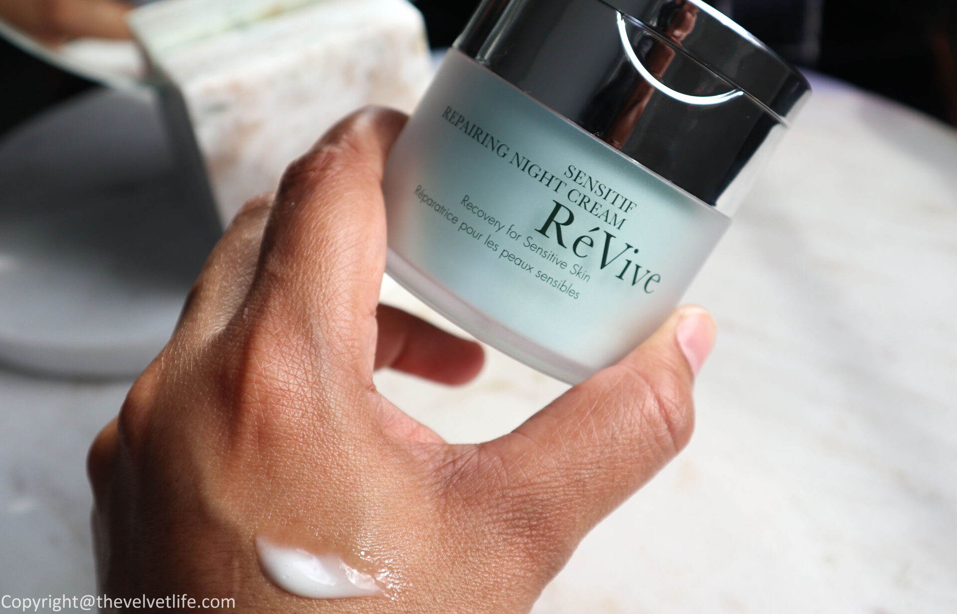 ReVive Skincare Sensitif Repairing Night Cream Review - The Velvet Life
