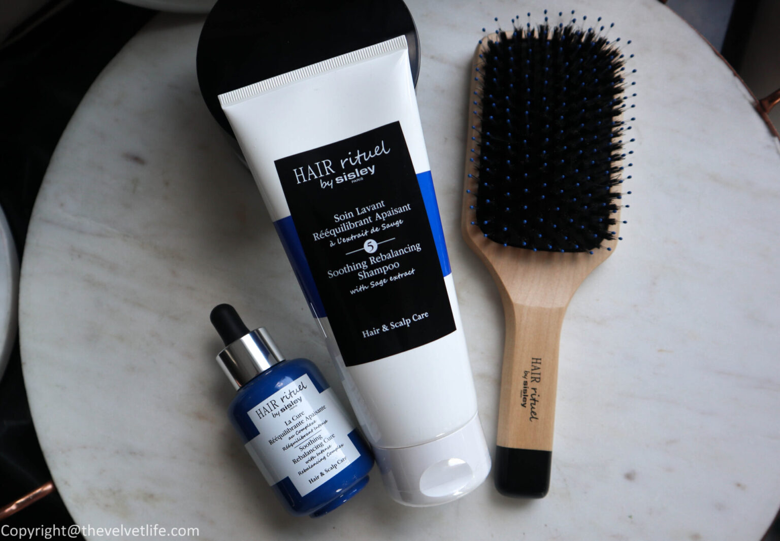 Hair Rituel by Sisley Paris Soothing Rebalancing Shampoo, Cure Serum ...