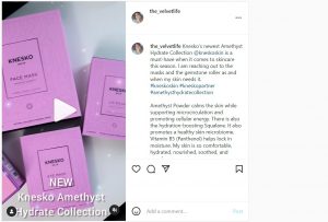 Knesko Amethyst Hydrate Collection Review - The Velvet Life