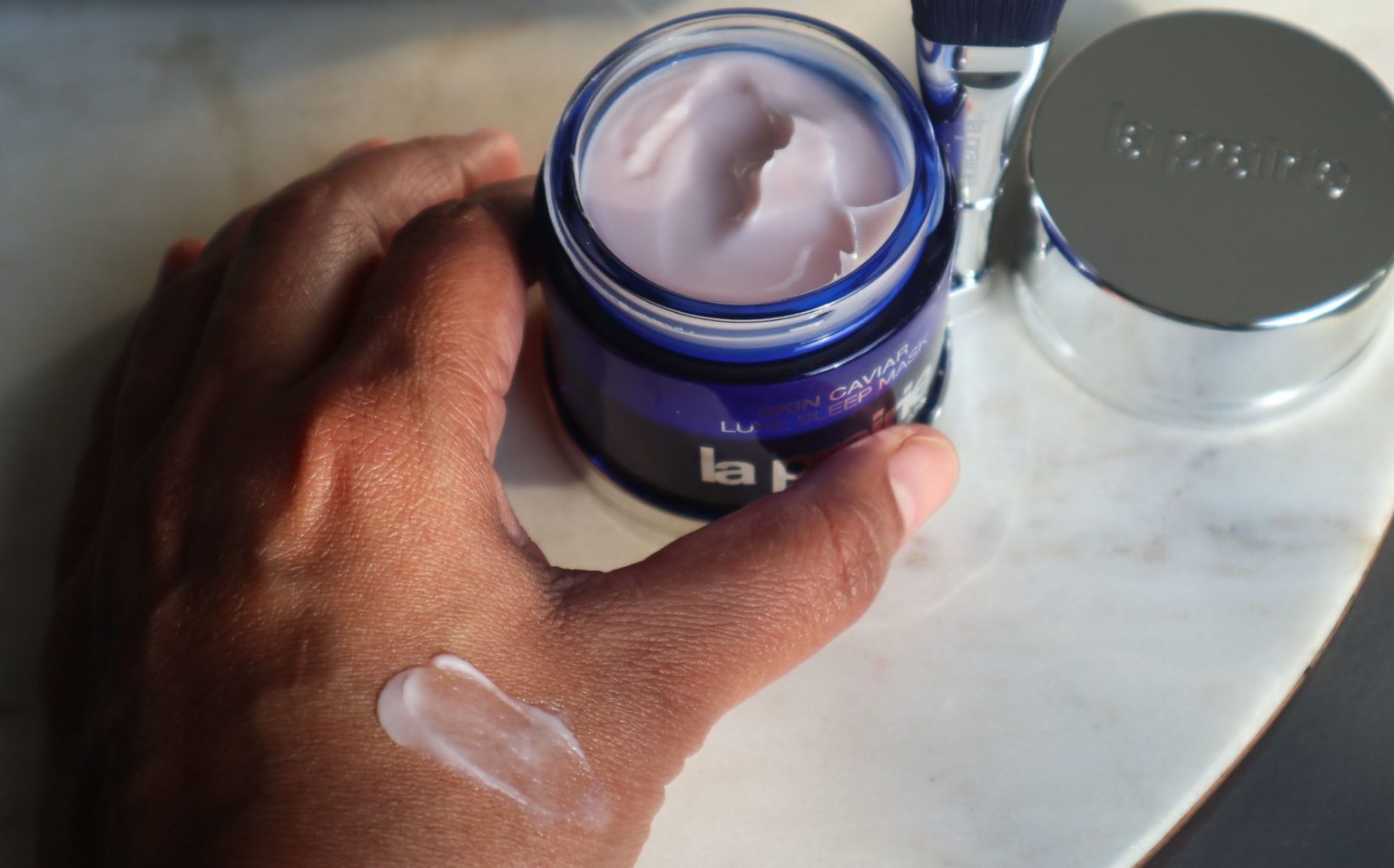 La Prairie Skin Caviar Luxe Sleep Mask Review - The Velvet Life