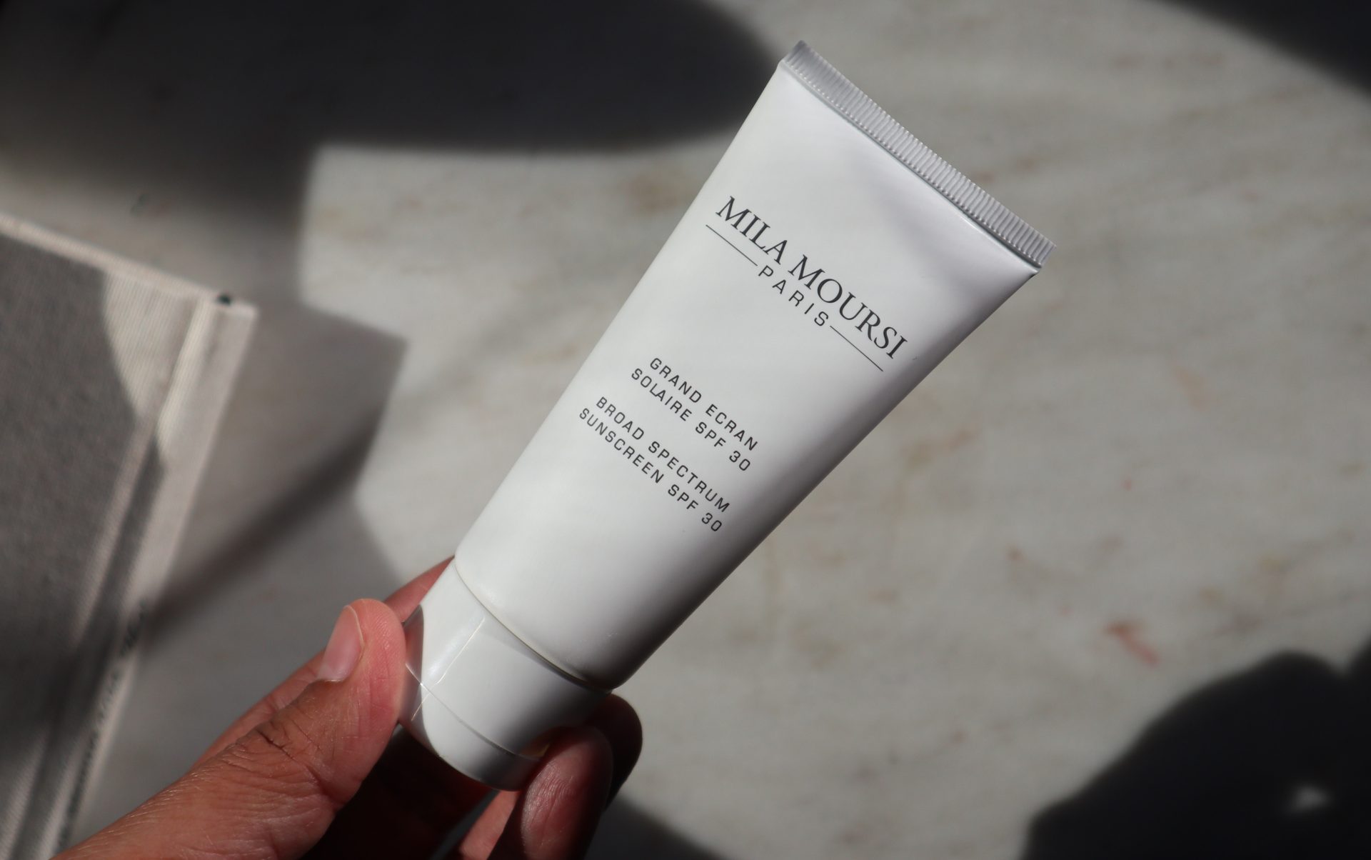 Mila Moursi Broad Spectrum Sunscreen SPF30 Review - The Velvet Life