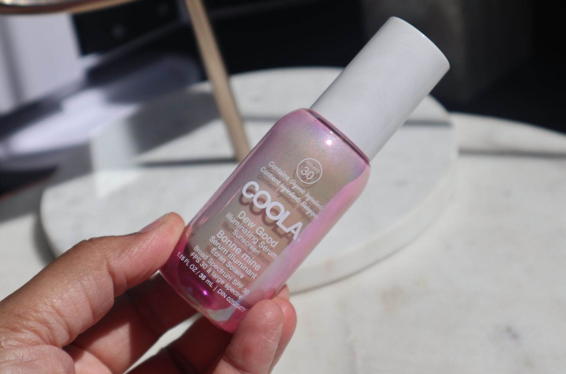 Coola Dew Good Illuminating Serum Sunscreen SPF30 Review - The Velvet Life