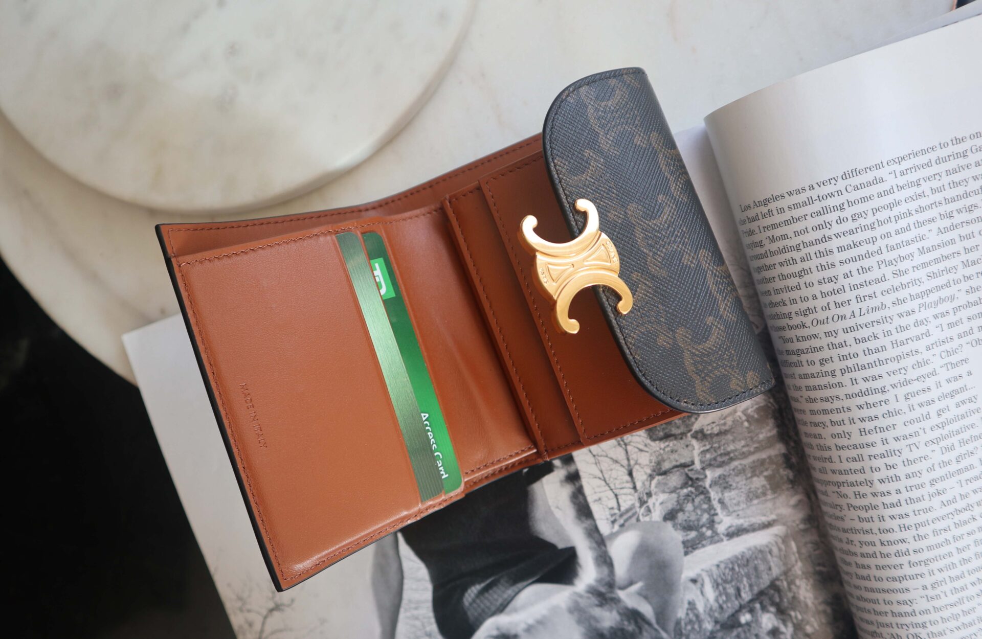 Celine Triomphe Wallet Review - The Velvet Life