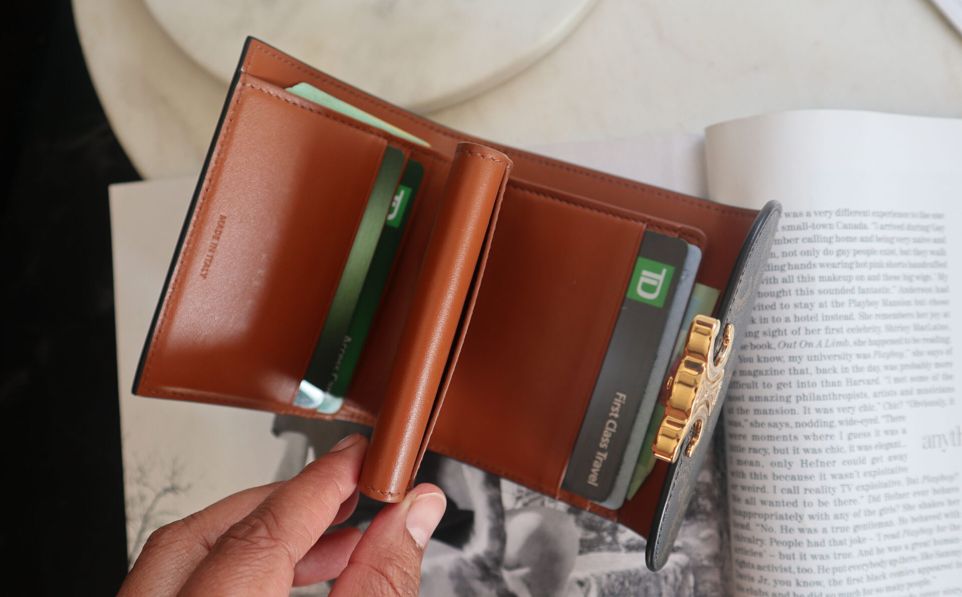 Celine Triomphe Wallet Review - The Velvet Life