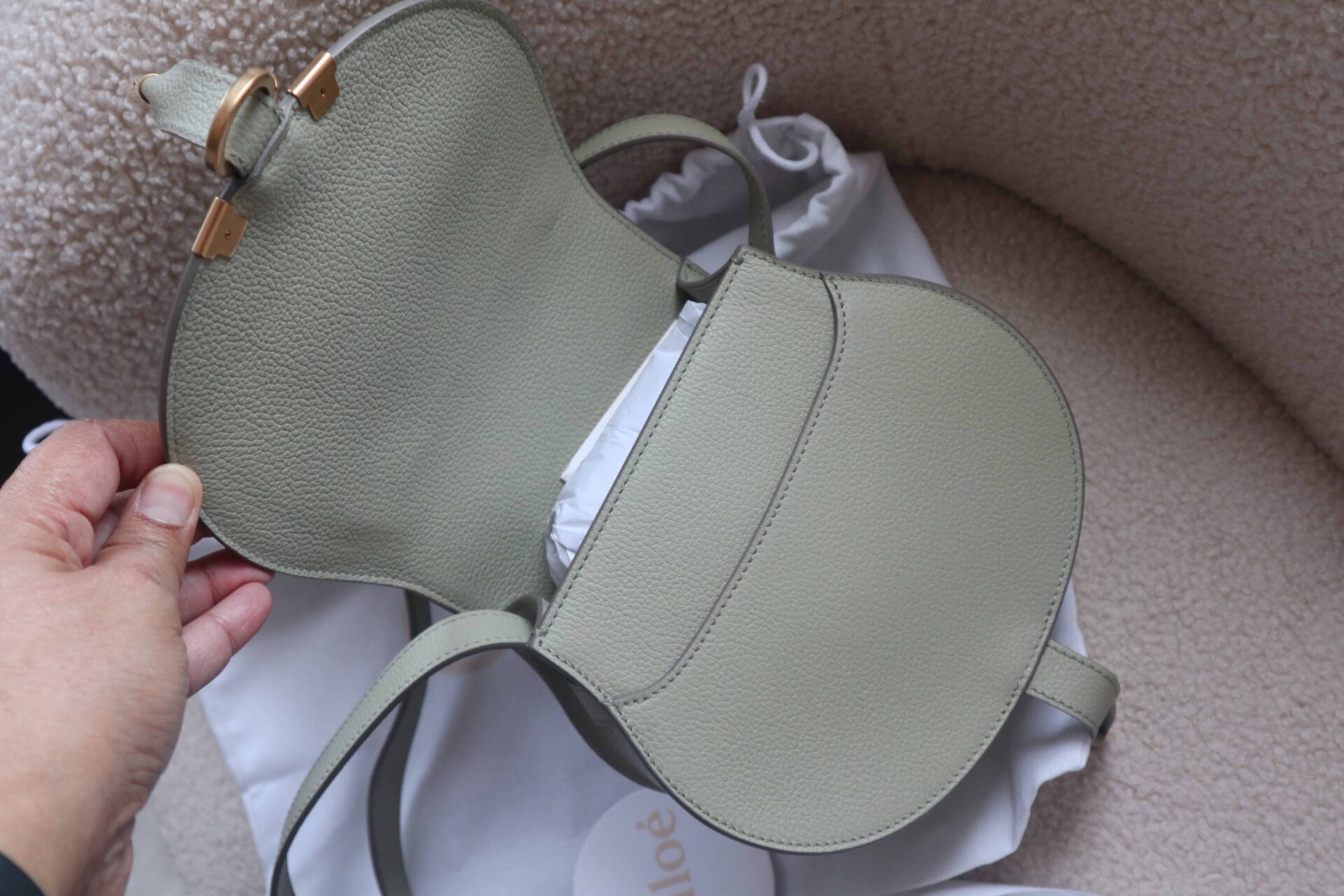 Chloe Marcie Saddle Bag Review - The Velvet Life
