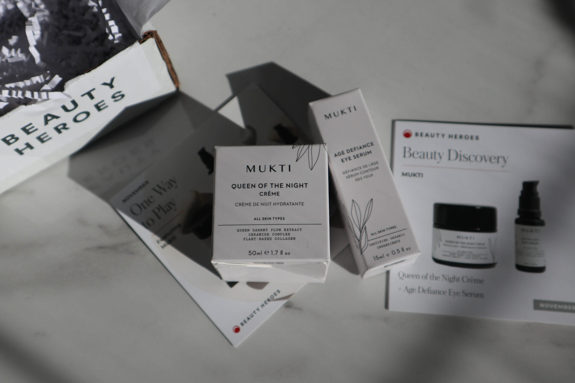 Beauty Heroes Box November Discovery Featuring Mukti Organics Review ...