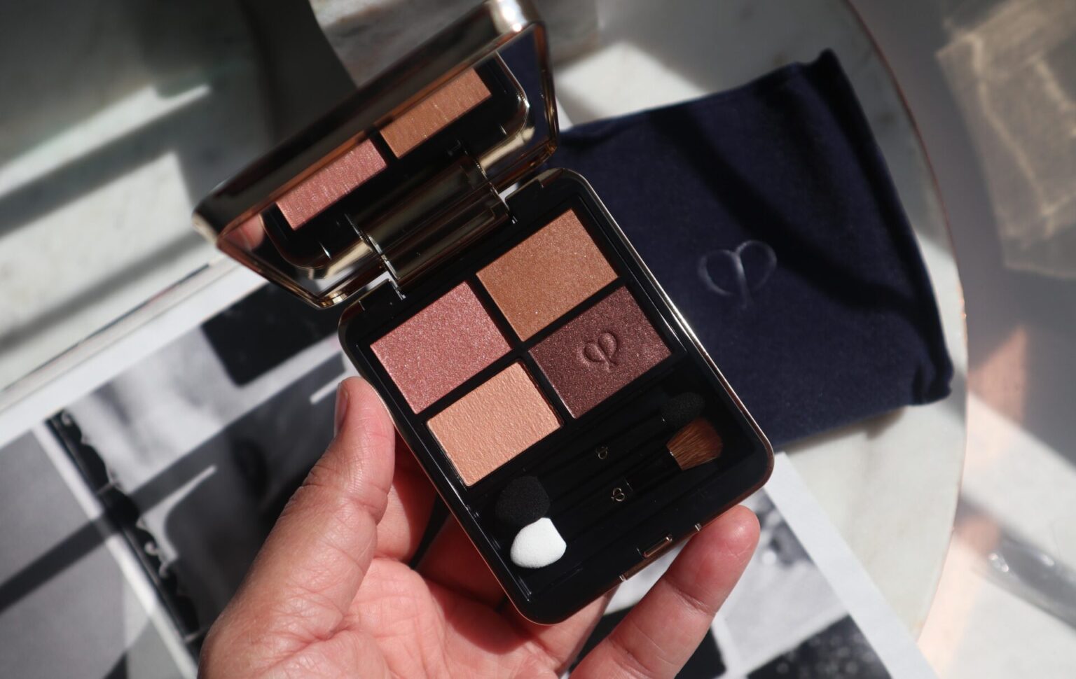 The NEW Cle de Peau Beaute Eye Color Quad Review - The Velvet Life
