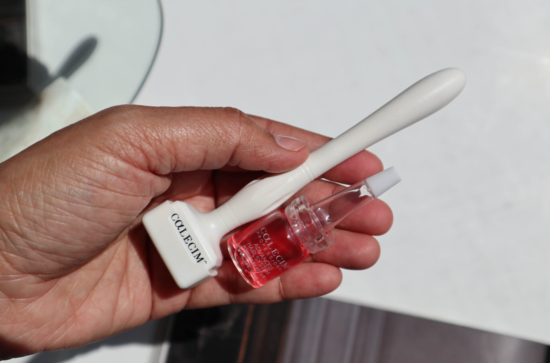 Unveiling the Power of Calecim Advanced Hair System with Derma Stamper ...