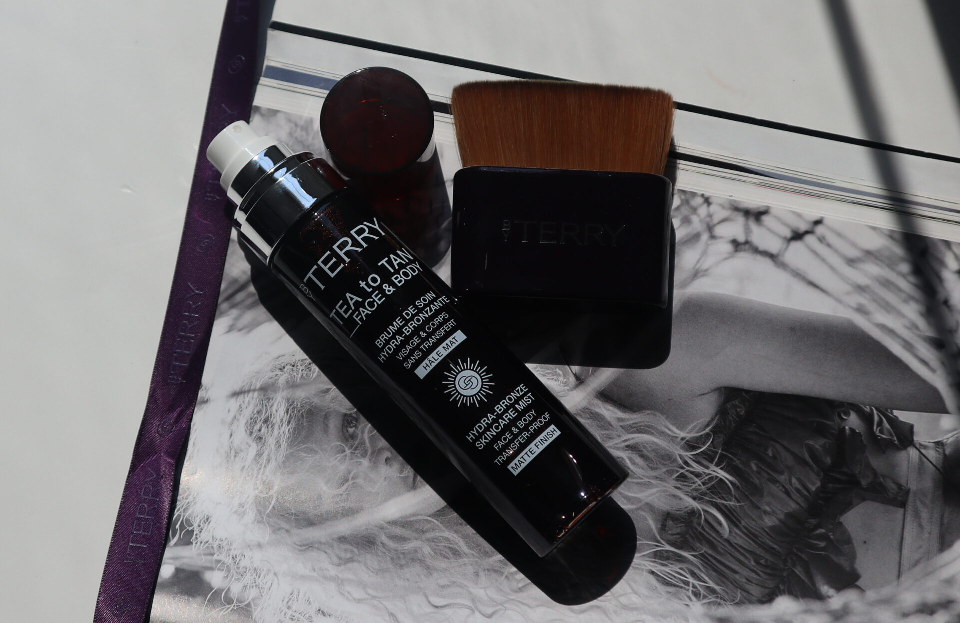 New By Terry TEA to TAN Face & Body Mist & Brush: Your Glow Duo for ...